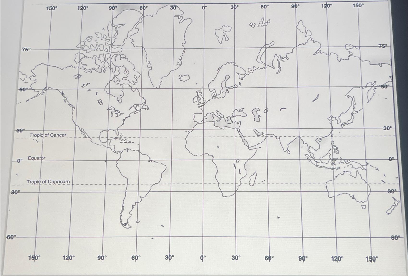 Solved QuestionsUsing the maps and globes in class and | Chegg.com