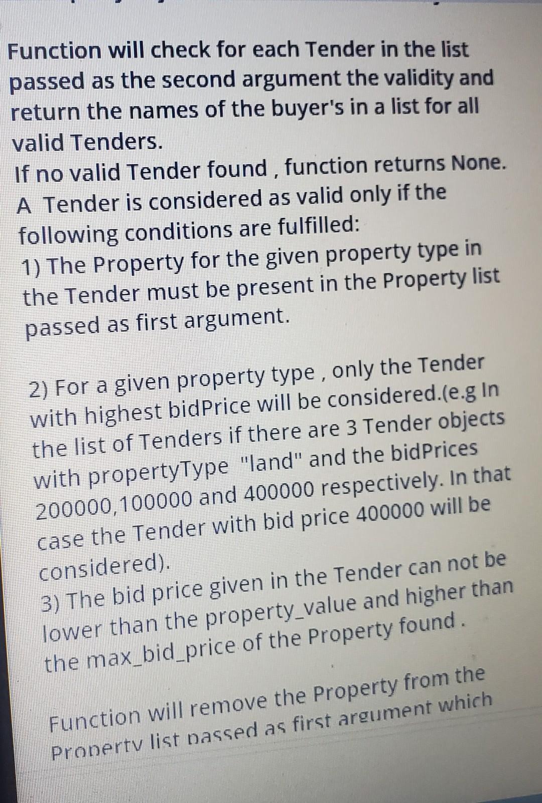 Solved Create a class Property with the below attributes: | Chegg.com