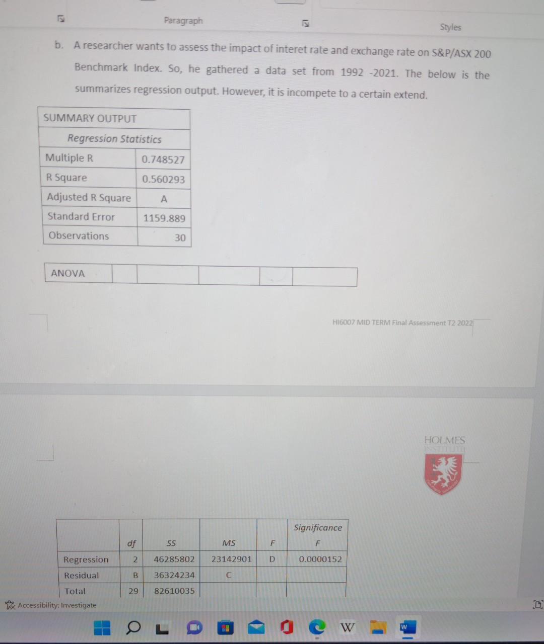Solved 0. A researcher wants to assess the impact of interet | Chegg.com