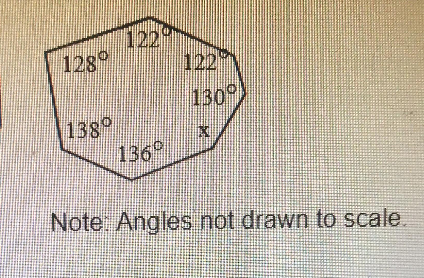 Solved Note: Angles not drawn to scale. | Chegg.com