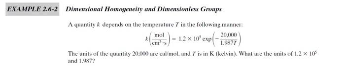 Solved Dimensional Homogeneity and Dimensionless Groups A | Chegg.com