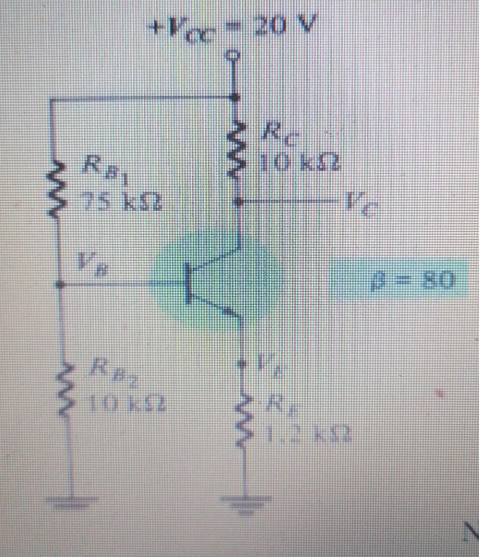 Solved Calculate the IC, IB, IE, and VCE values in the | Chegg.com