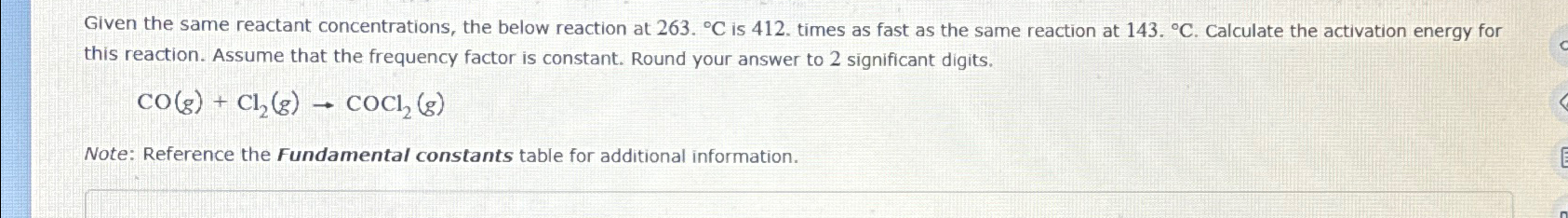 Solved Given the same reactant concentrations, the below | Chegg.com