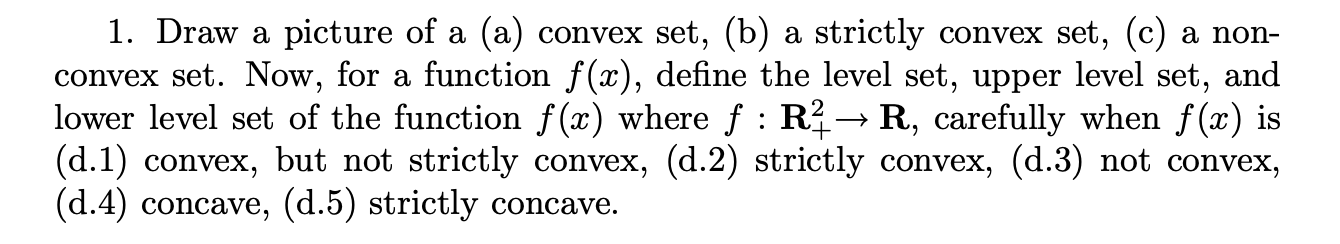 Solved Draw a picture of a (a) ﻿convex set, (b) ﻿a strictly | Chegg.com