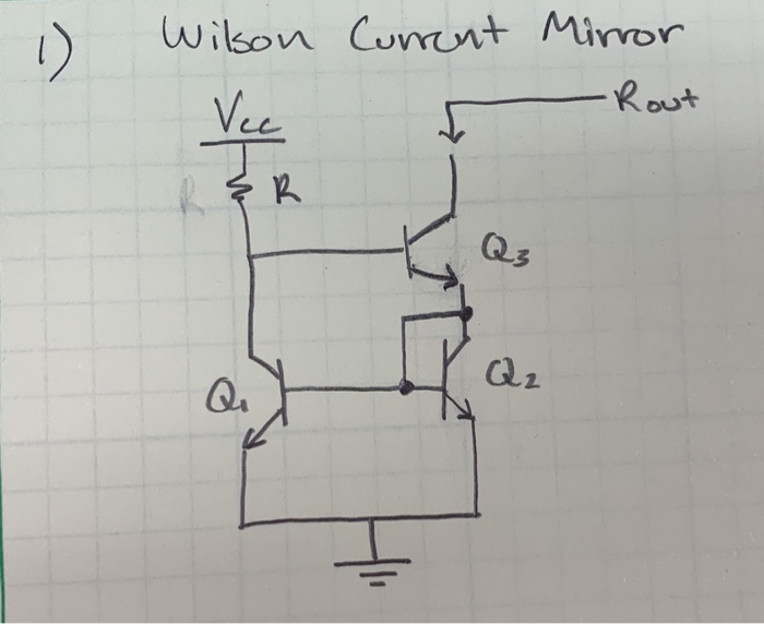 Solved 4) For the Wilson current mirror discussed in class: | Chegg.com