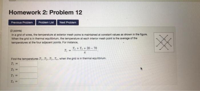 Solved Homework 2: Problem 12 Previous Problem Problem List | Chegg.com