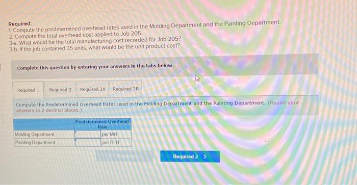 Solved Problem 2-19 (Algo) Multiple Predetermined Overhead | Chegg.com