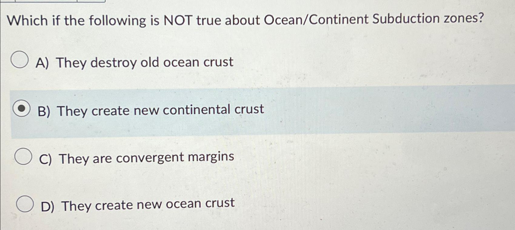 Solved Which if the following is NOT true about | Chegg.com