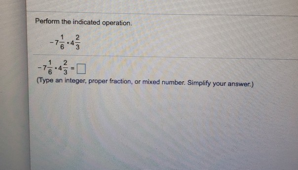 Solved Use the order of operations agreement to simplify the | Chegg.com
