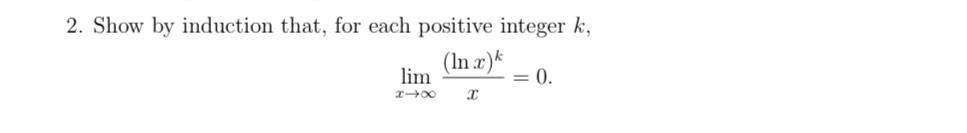 Solved Show by induction that, for each positive integer | Chegg.com