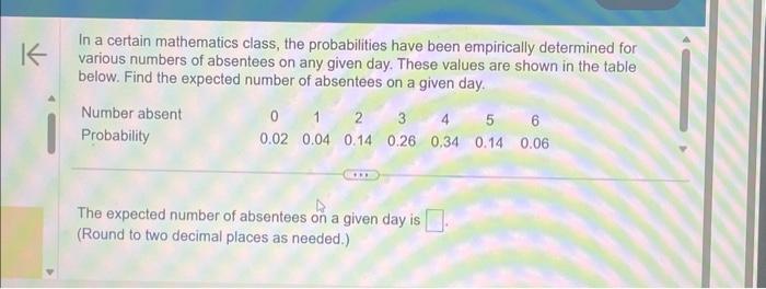 Solved In a certain mathematics class, the probabilities | Chegg.com