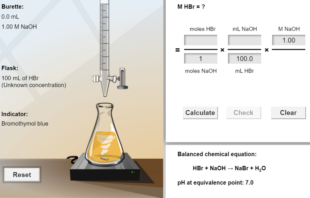 Solved MHBr= ?Balanced chemical equation:HBr+NaOH→NaBr+H2OpH | Chegg.com