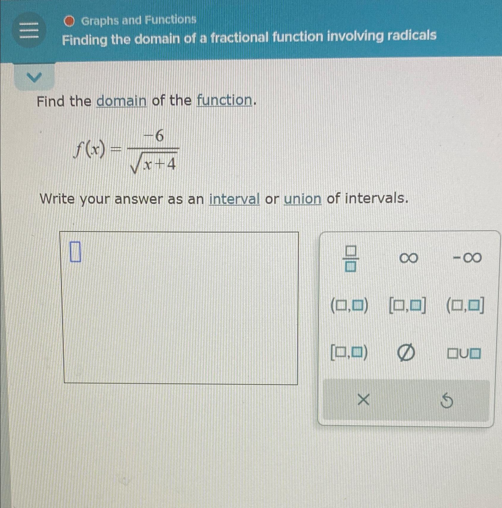 Solved Graphs and FunctionsFinding the domain of a | Chegg.com Solved Graphs and FunctionsFinding the domain of a | Chegg.com