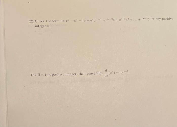 Solved (2) Check the formula | Chegg.com