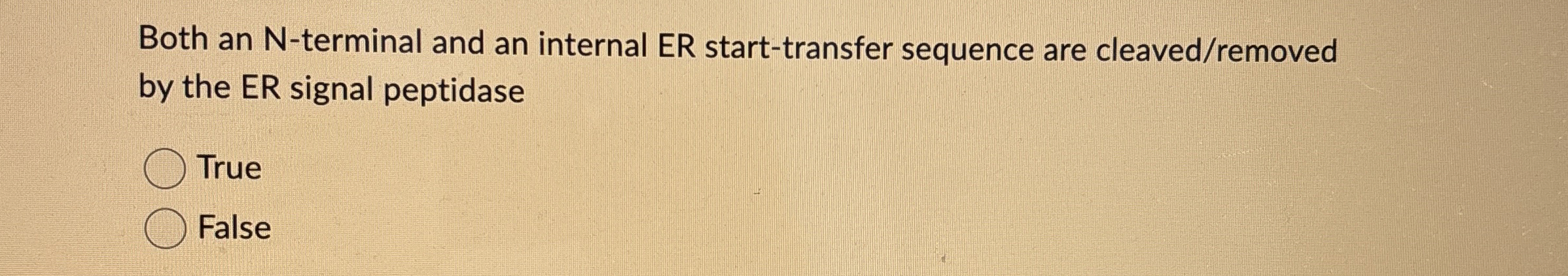 Solved Both an N-terminal and an internal ER start-transfer | Chegg.com