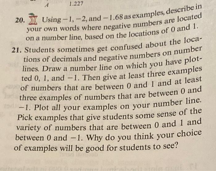 Solved 19. For each number line below, determine which | Chegg.com