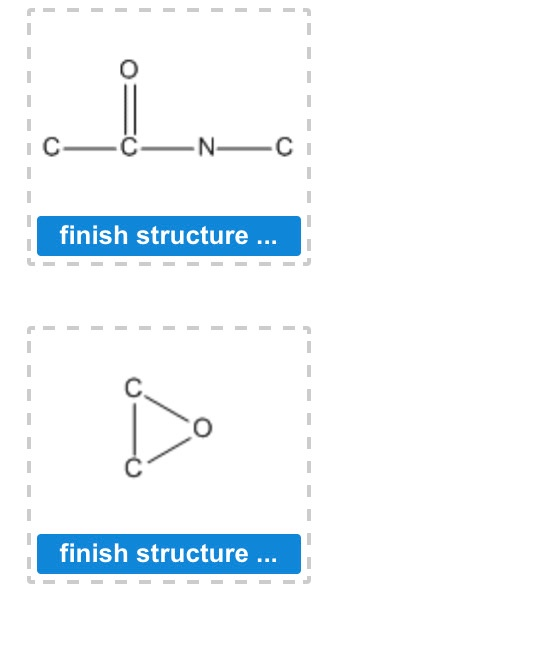 Solved Starting with a structural fragment, draw a complete | Chegg.com