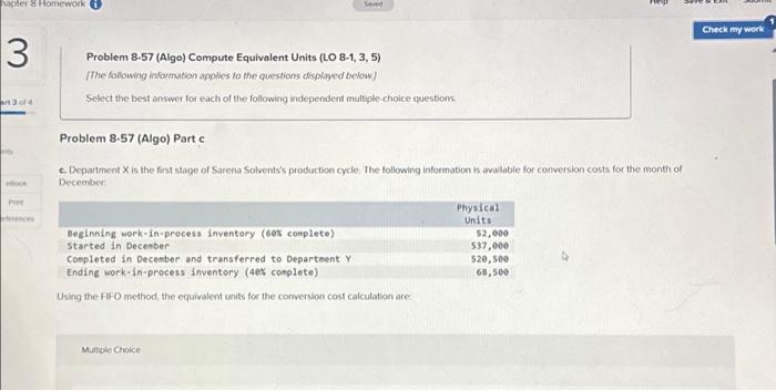 Solved hapter 8 Homework 3 art 3 of 4 ints eBook Print | Chegg.com