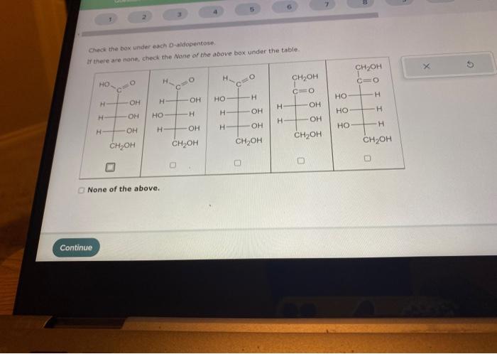 Solved check the box under each L sugar of the above box | Chegg.com