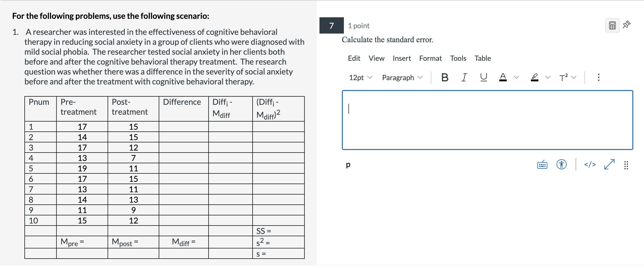 Solved For the following problems, use the following | Chegg.com
