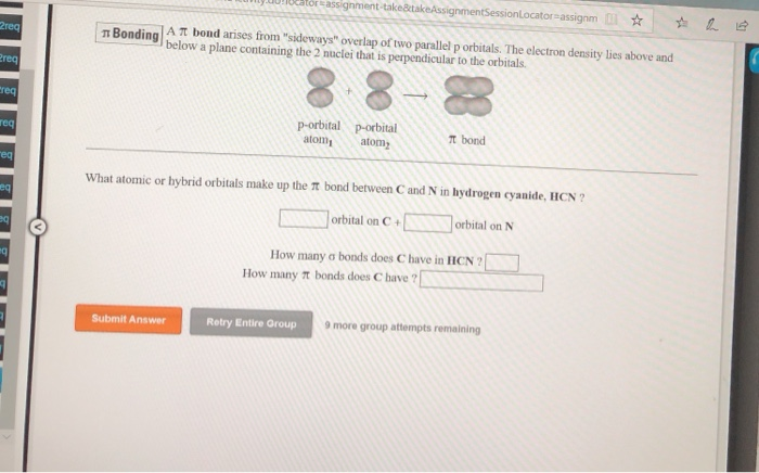 Solved AT bond arises from "sideways"overlap of two parallel | Chegg.com