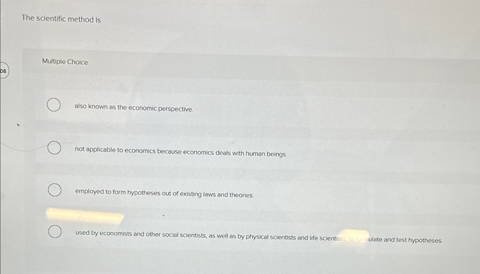 Solved The scientific method isMultiple Choicealso known as | Chegg.com