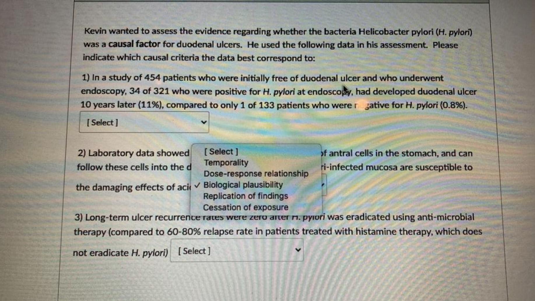 Solved Kevin wanted to assess the evidence regarding whether | Chegg.com