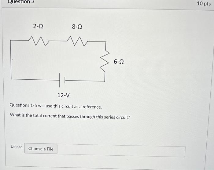 Solved Questions 1-5 will use this circuit as a reference. | Chegg.com