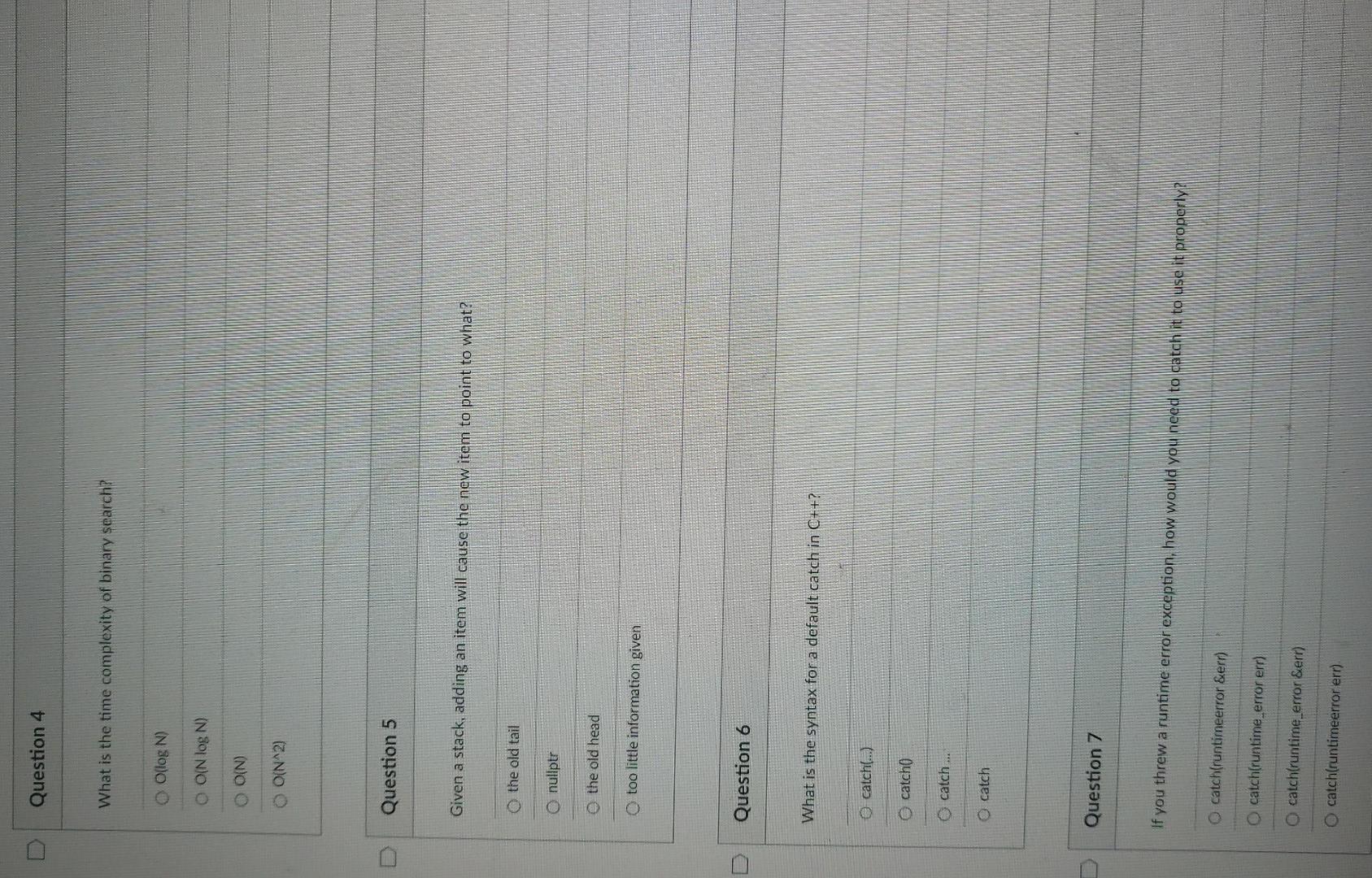 Solved What is the time complexity of binary search? O(logN) | Chegg.com