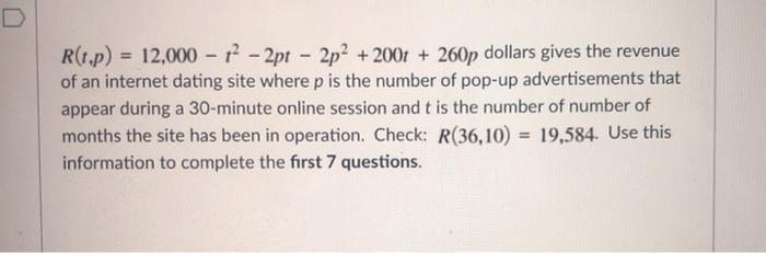 Solved Question 2 1 pts What is the value of t at the | Chegg.com