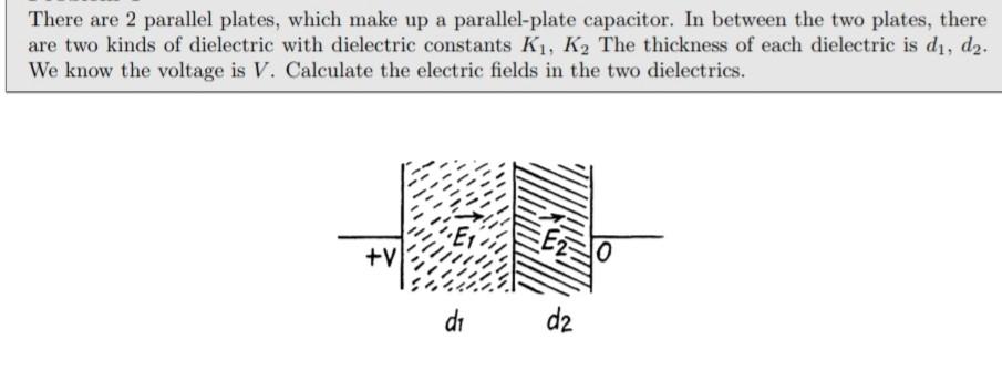 Solved There are 2 parallel plates, which make up a | Chegg.com
