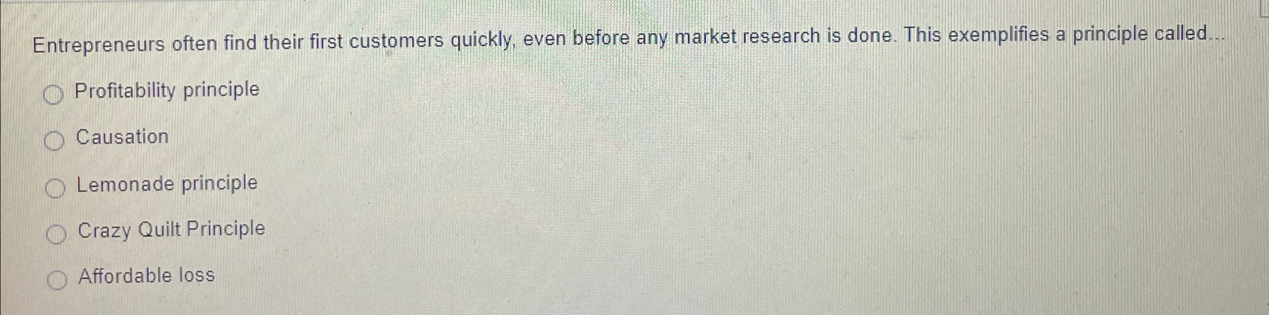 Solved Itrepreneurs often find their first customers | Chegg.com