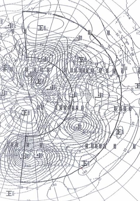 A) Surface map below shows the surface isobars and | Chegg.com