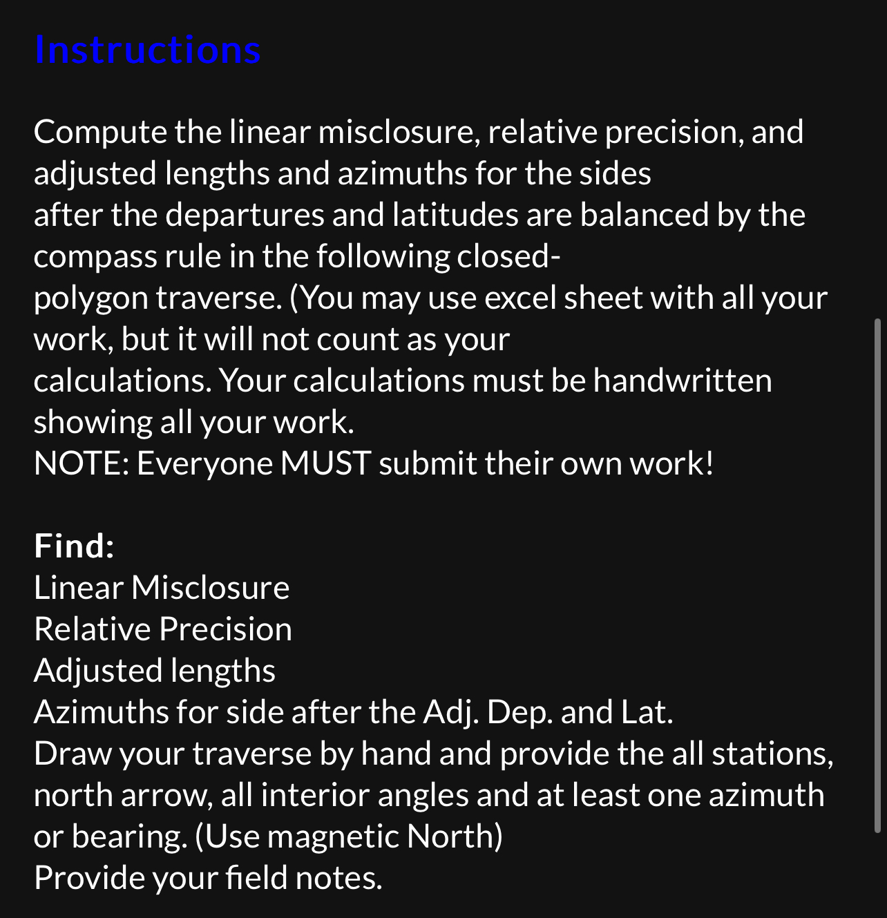 Compute The Linear Misclosure Relative Precision