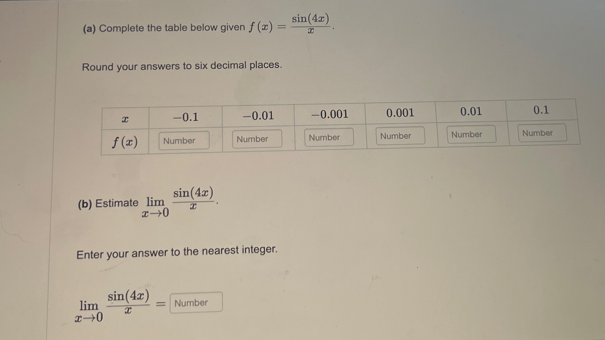 Solved (a) ﻿Complete the table below given | Chegg.com