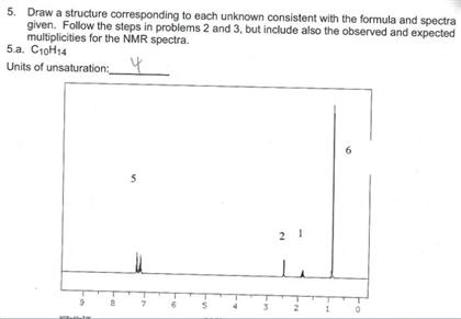 Solved Draw a structure corresponding to each unknown | Chegg.com