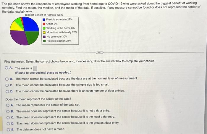 Solved Find the median. Select the correct choice below | Chegg.com