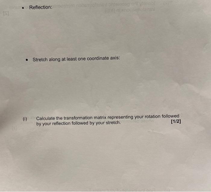 (b) Write down three 2×2 matrices representing | Chegg.com