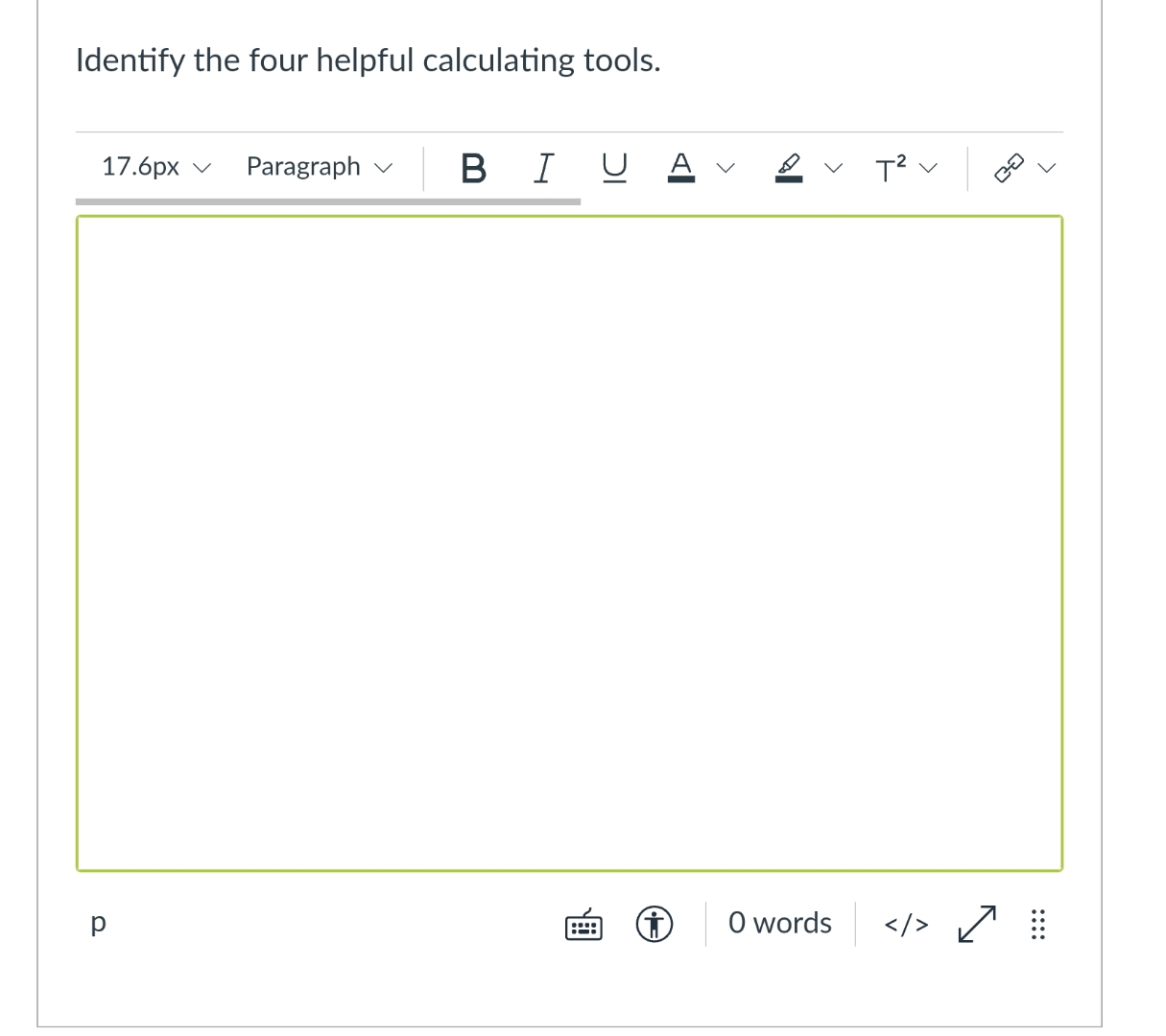 Solved Identify the four helpful calculating tools. p(i) 0 | Chegg.com