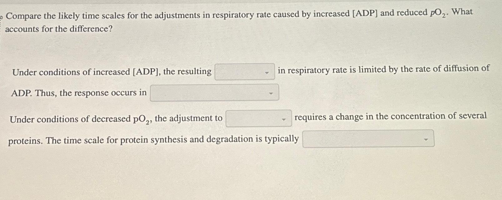 Solved Compare the likely time scales for the adjustments in | Chegg.com