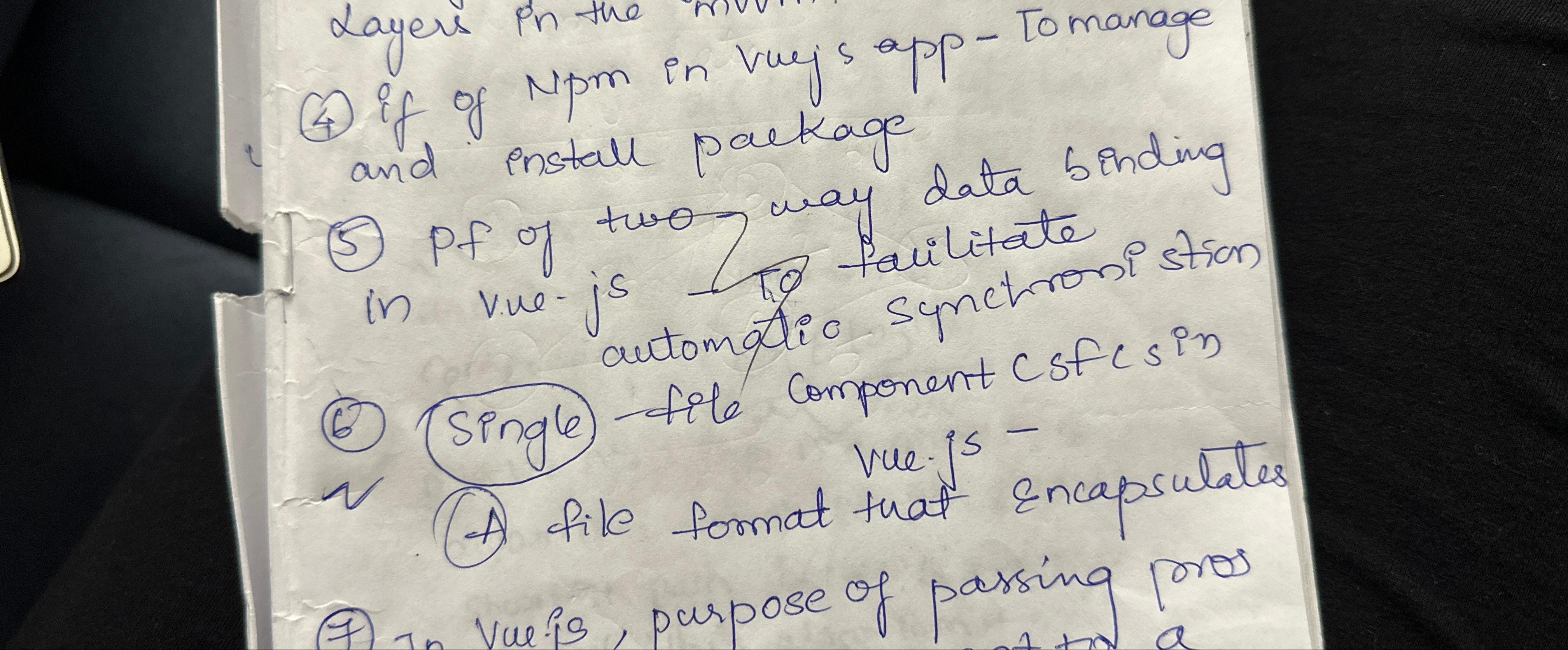 Solved Layers in the(4) ﻿if of Npm in Vuejs app - ﻿To manage | Chegg.com