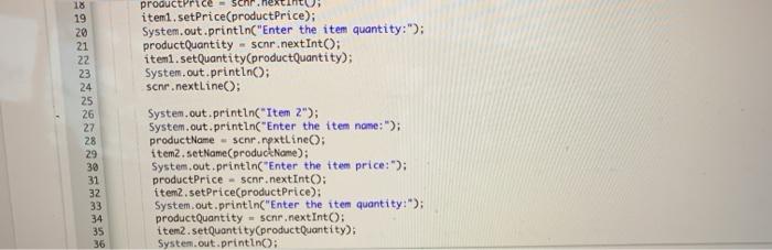 Solved 5.1.1 Online shopping cart (JAVA) created code, | Chegg.com