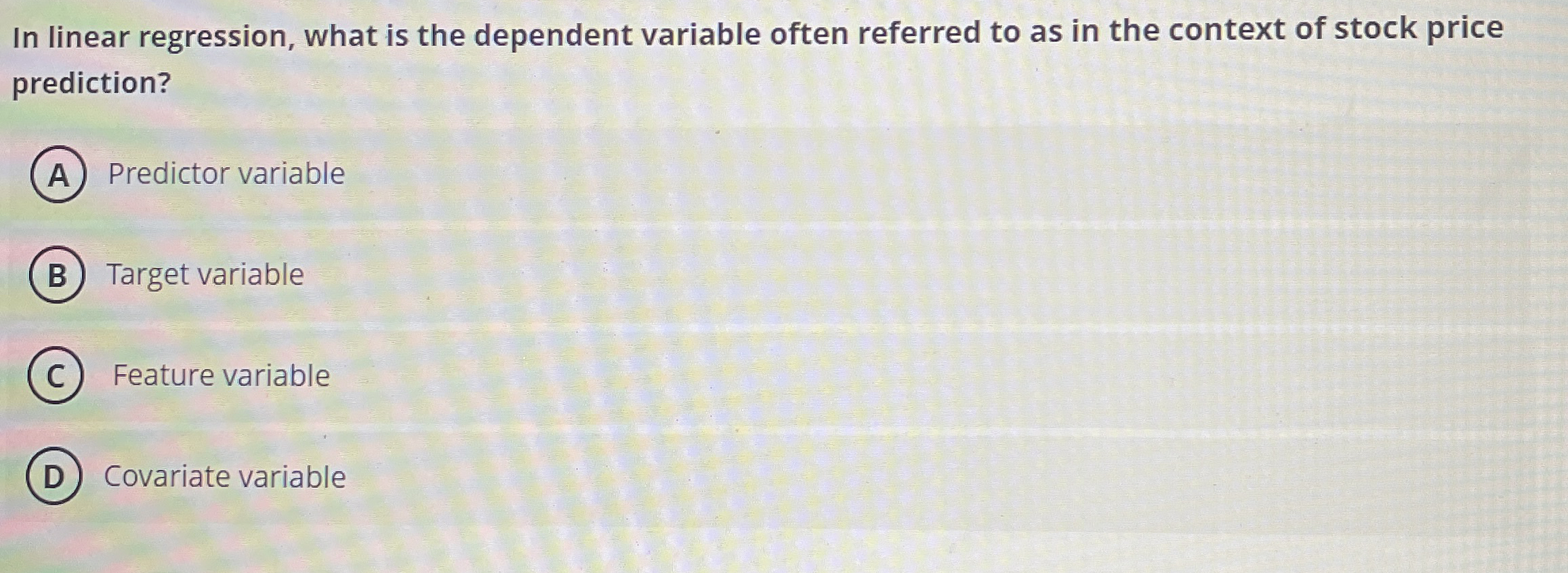 Solved In linear regression, what is the dependent variable | Chegg.com