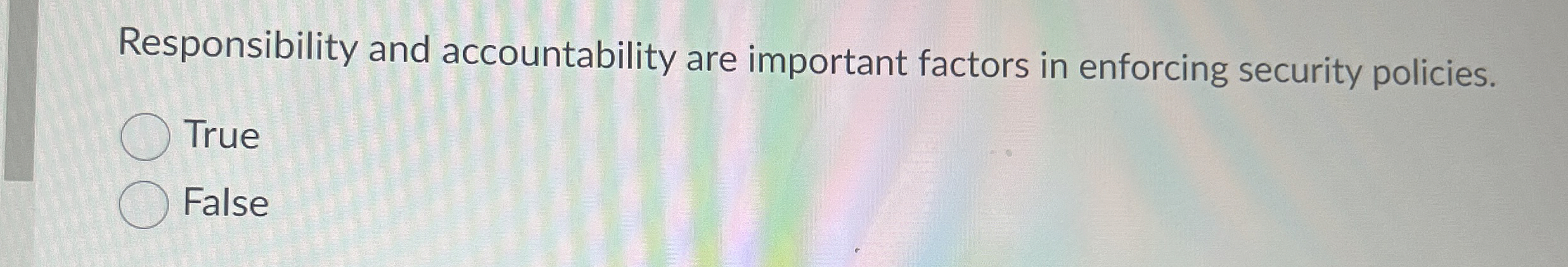 Solved Responsibility and accountability are important | Chegg.com