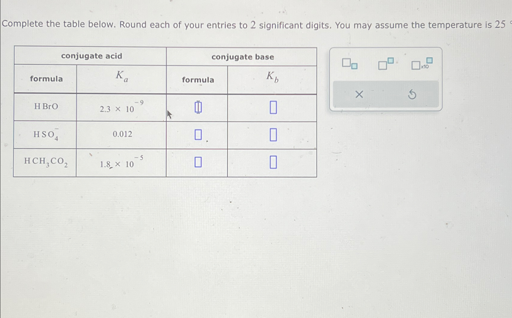 Solved Complete the table below. Round each of your entries | Chegg.com