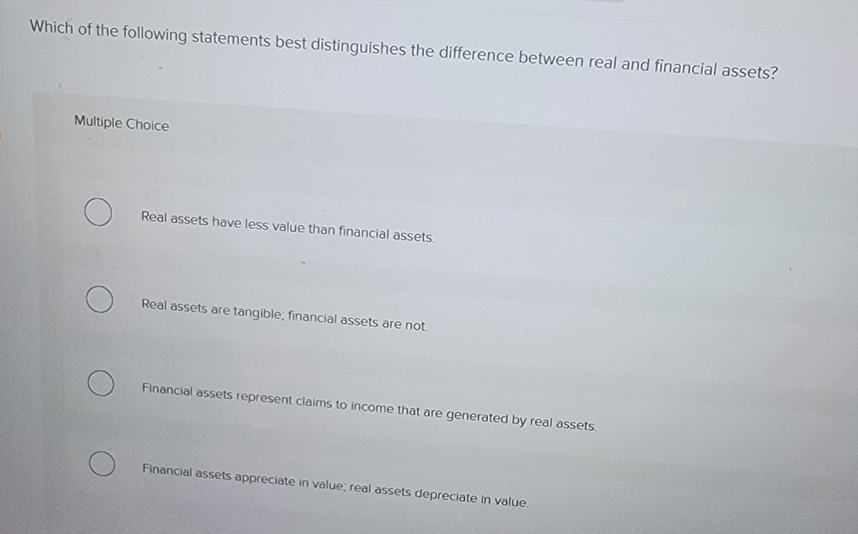 Solved Which of the following statements best distinguishes | Chegg.com