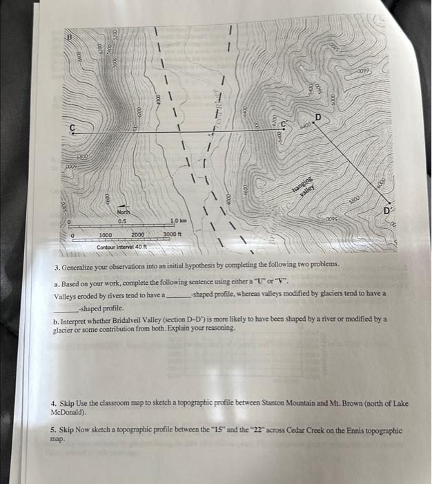 Solved Mountain Glaciers and Glacial Landforms Activity 14.2 | Chegg.com