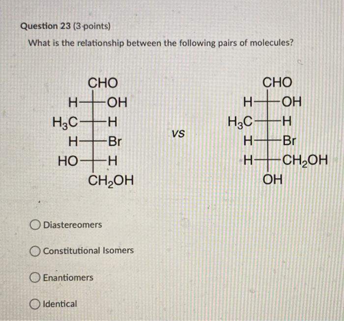 Solved Question 23 (3 points) What is the relationship | Chegg.com