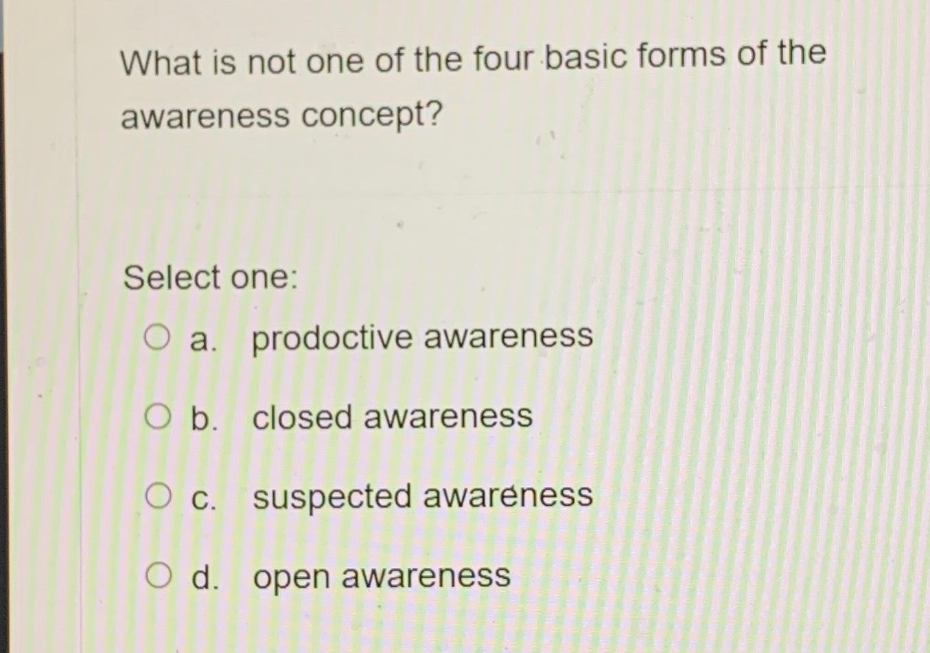 Solved What is not one of the four basic forms of the | Chegg.com