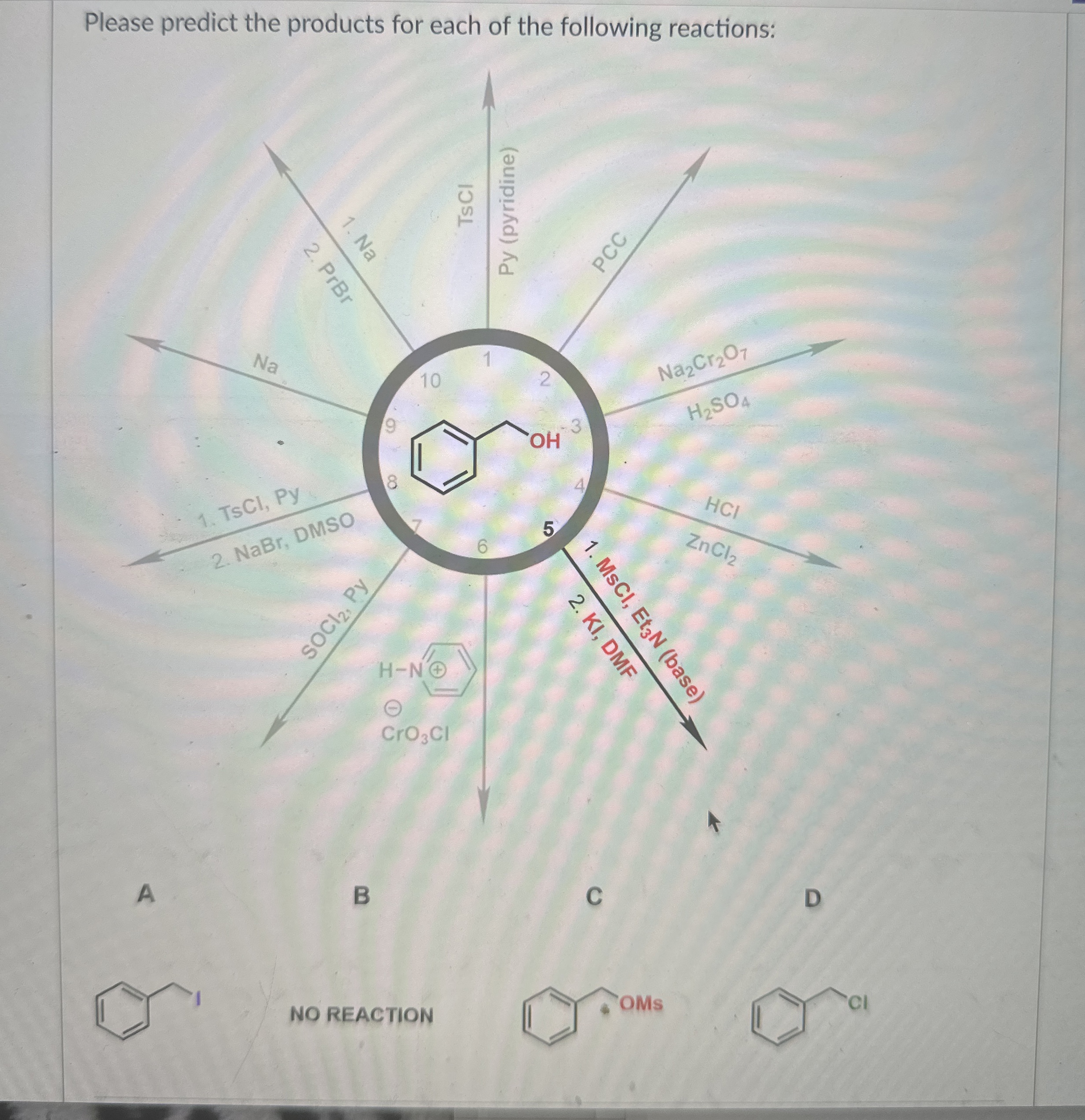 Solved Please predict the products for each of the following | Chegg.com